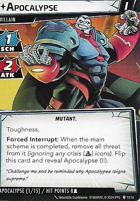 Apocalypse Villain Scenario with Prelate cards – Kingdom Come Cards