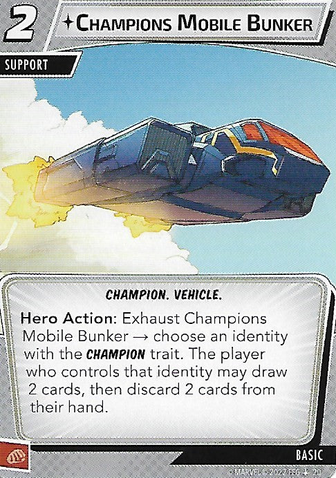 Champions Mobile Bunker – Kingdom Come Cards