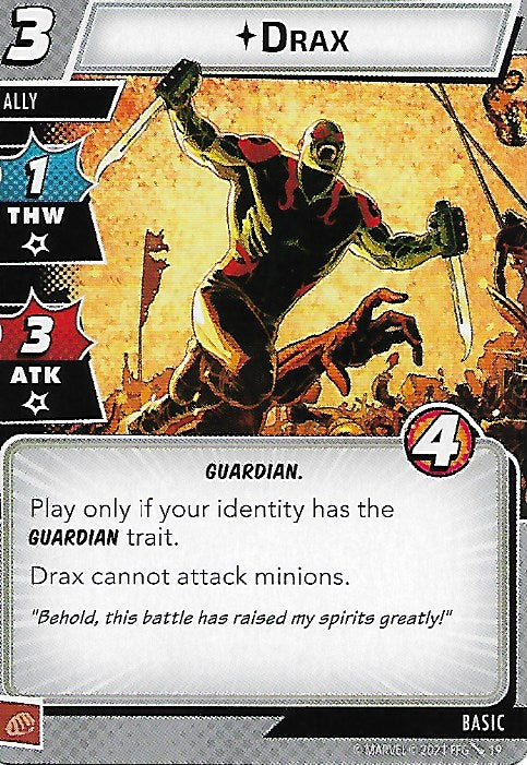 Drax – Kingdom Come Cards