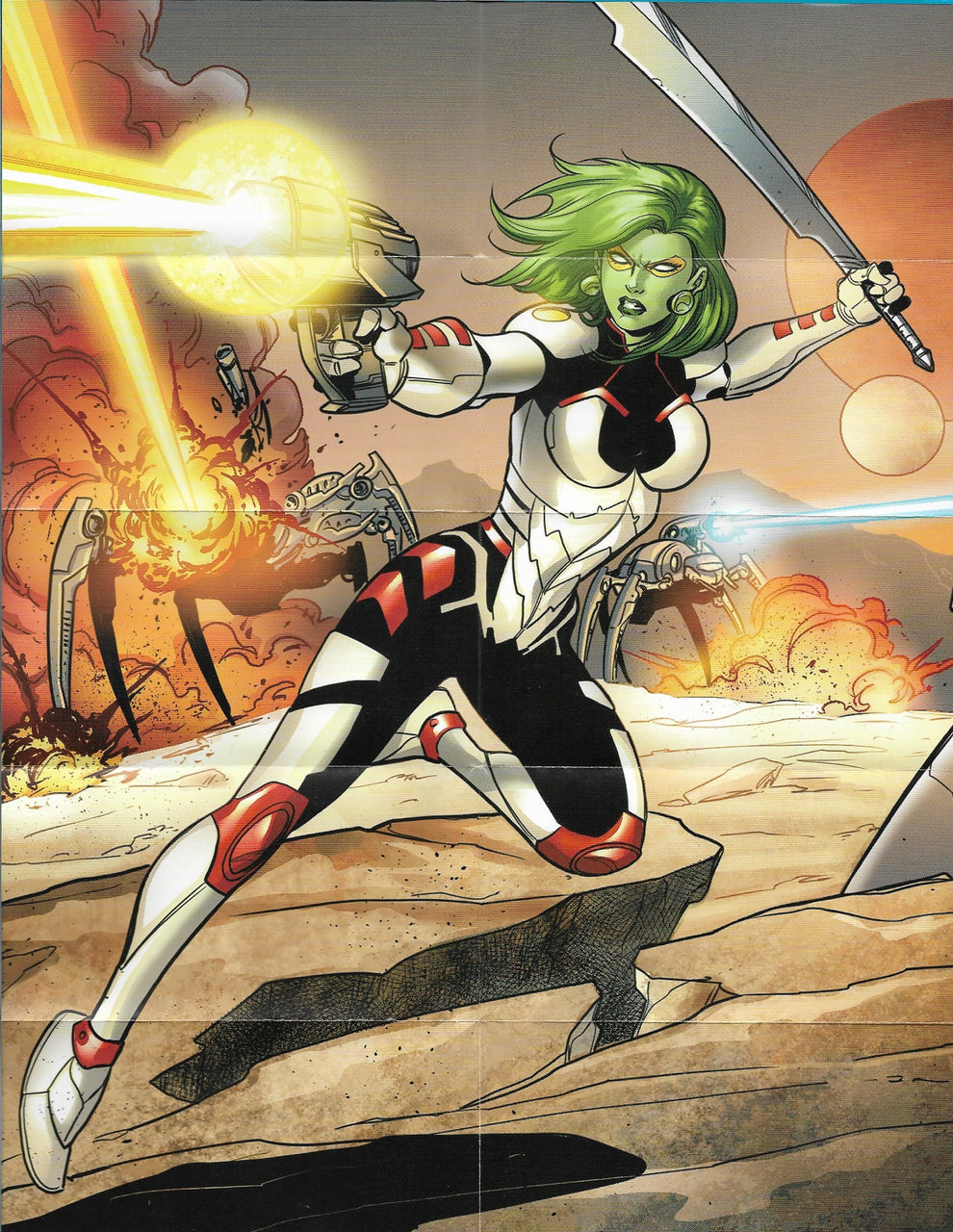 Gamora Poster/Rules Insert – Kingdom Come Cards