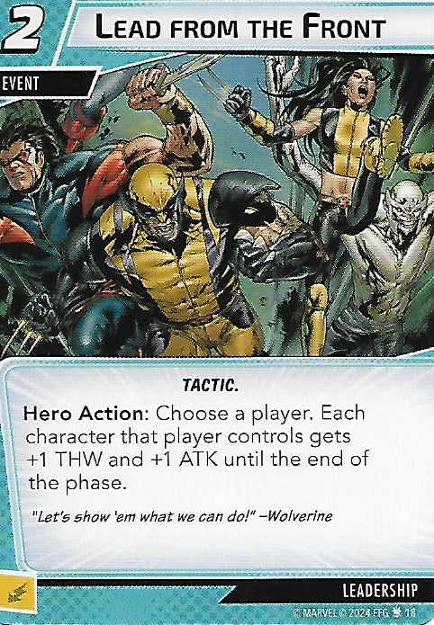 Lead from the Front (X) – Kingdom Come Cards
