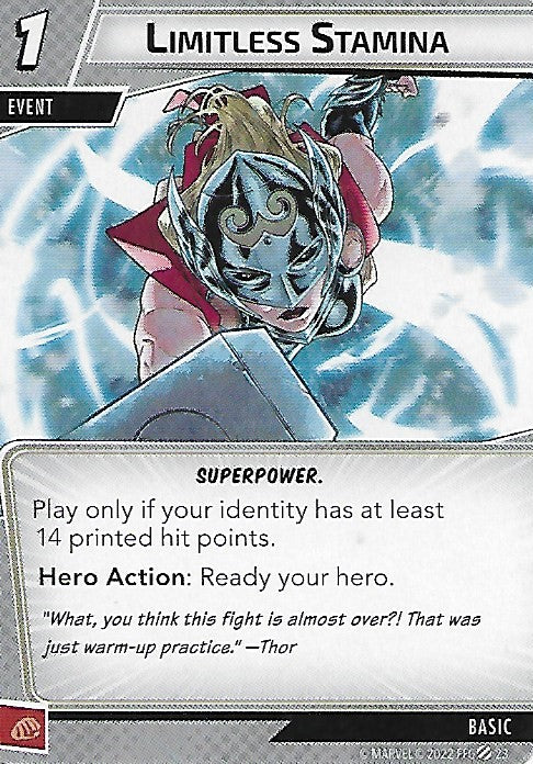 Limitless Stamina – Kingdom Come Cards