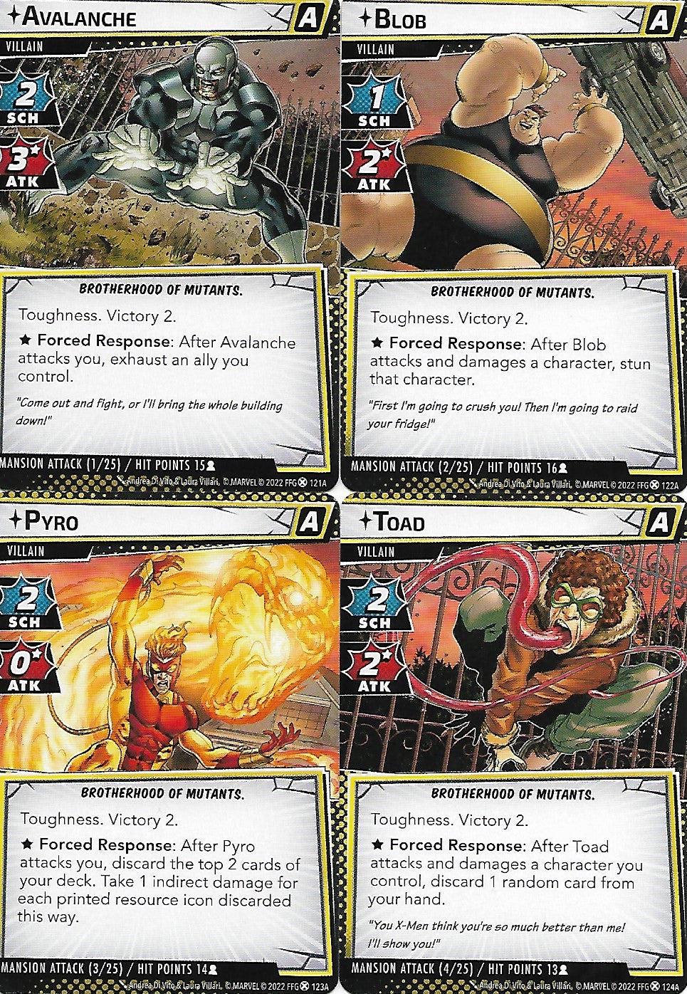 Mansion Attack Villain Scenario – Kingdom Come Cards