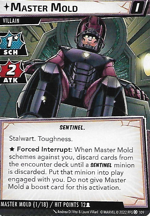 Master Mold Villain Scenario – Kingdom Come Cards