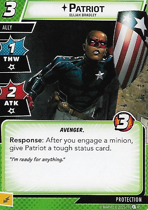Patriot (protection) – Kingdom Come Cards